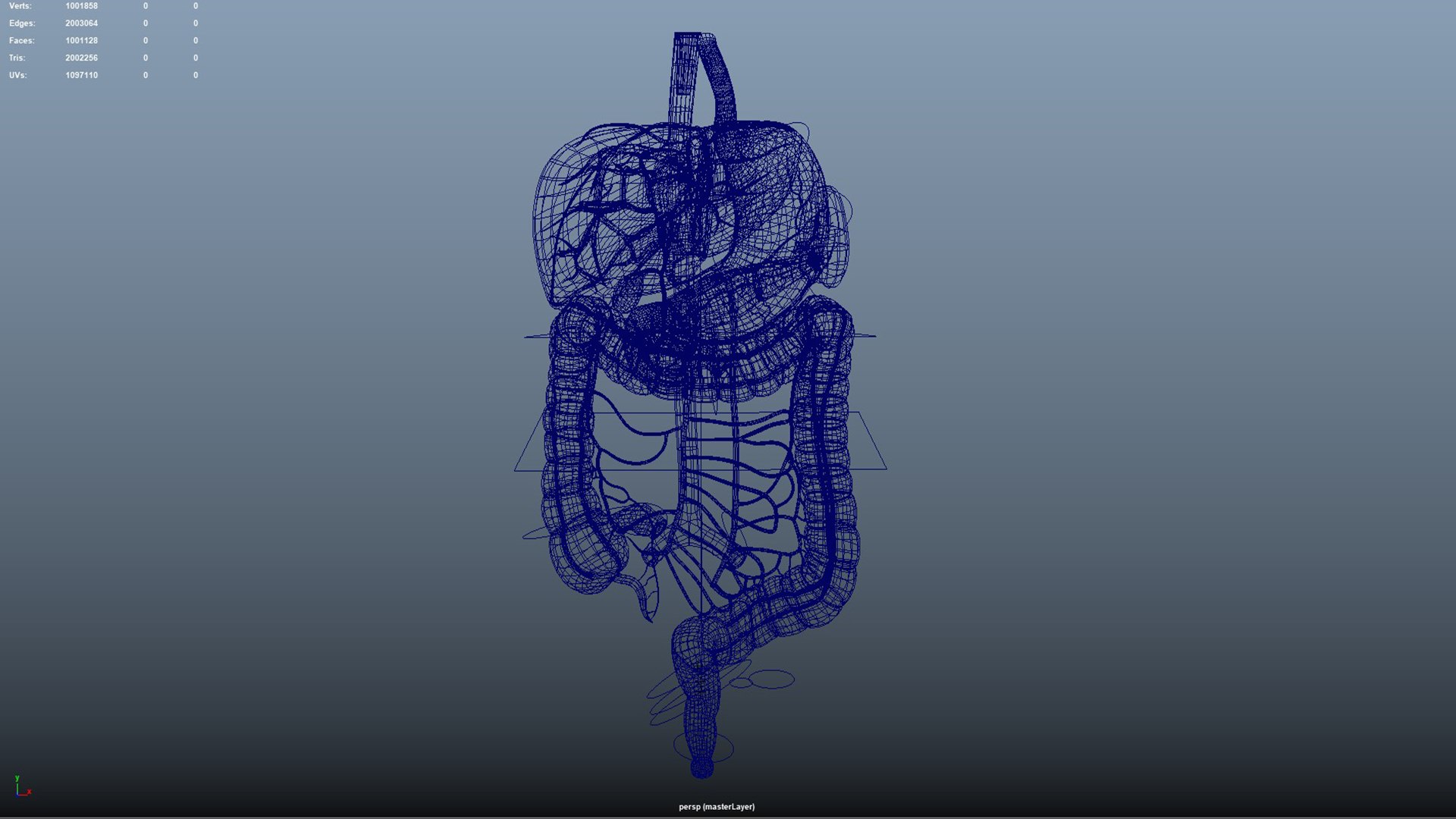 3D Hepatic Portal System - TurboSquid 2190073
