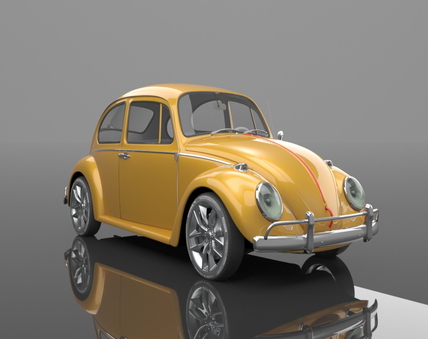 3D 1967 Volkswagen Beetle Model - TurboSquid 1797455