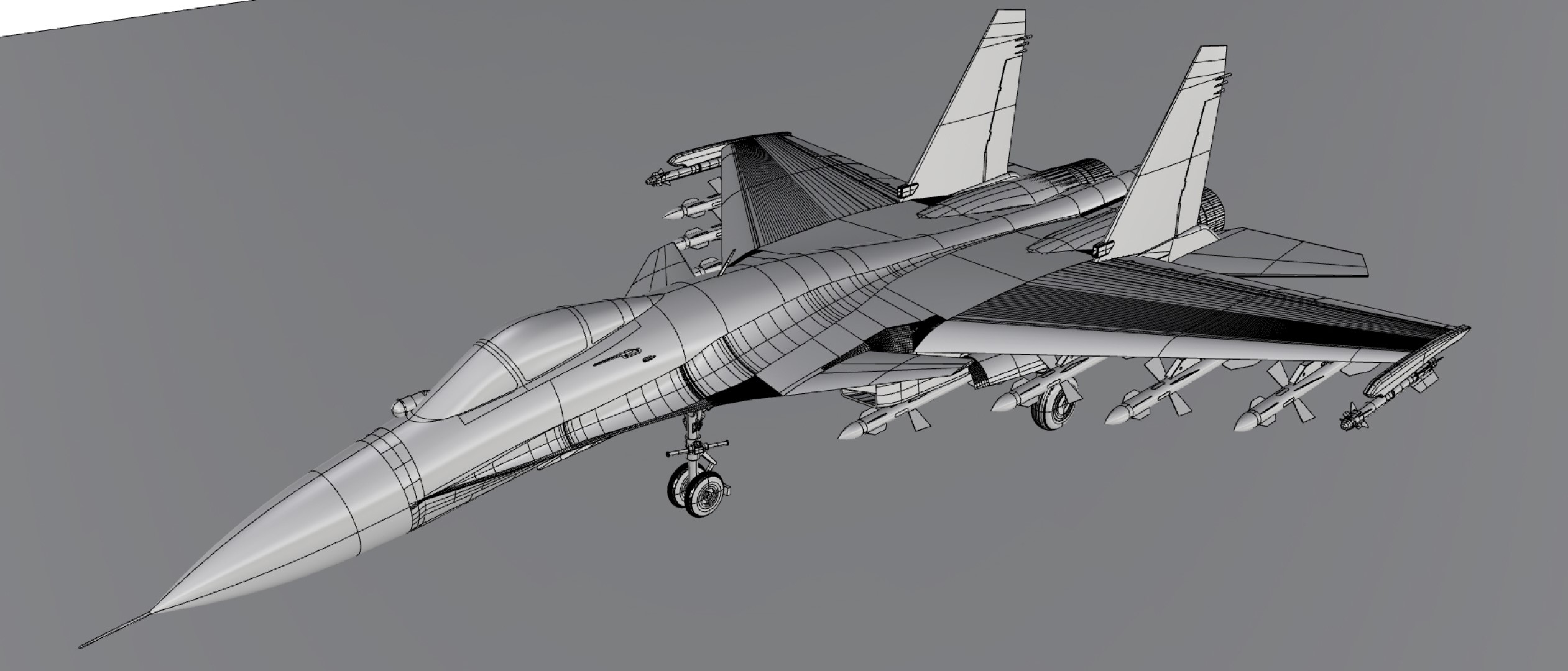 Sukhoi su-33 3D - TurboSquid 1712363