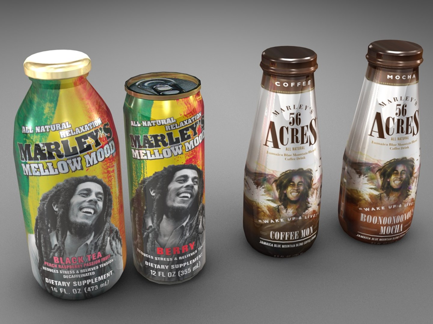 c4d marley mellow mood tea coffee
