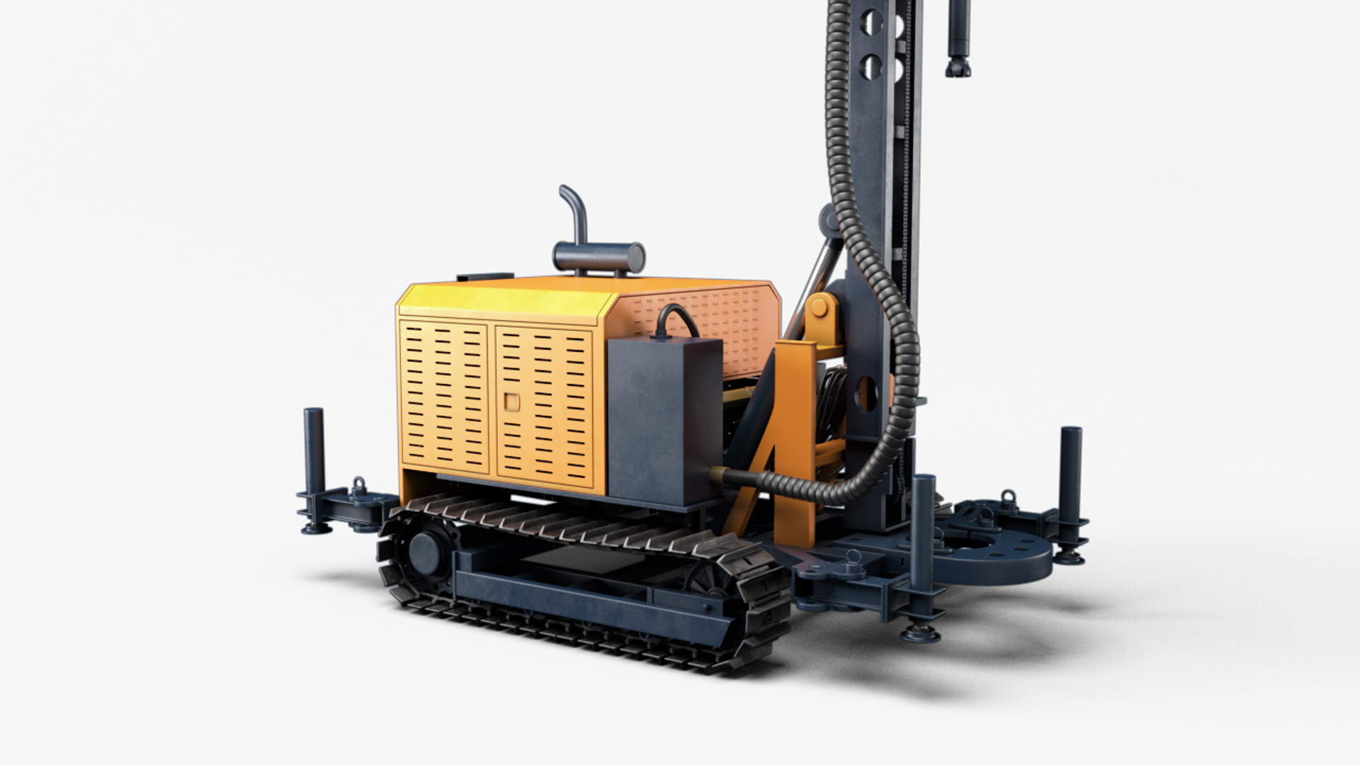 Drilling Rig 3D Model - TurboSquid 1805036