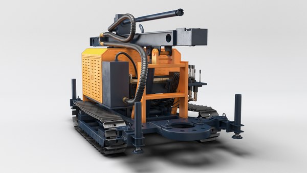 Drilling Rig 3D model - TurboSquid 1805036