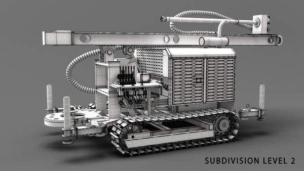 Drilling Rig 3D model - TurboSquid 1805036