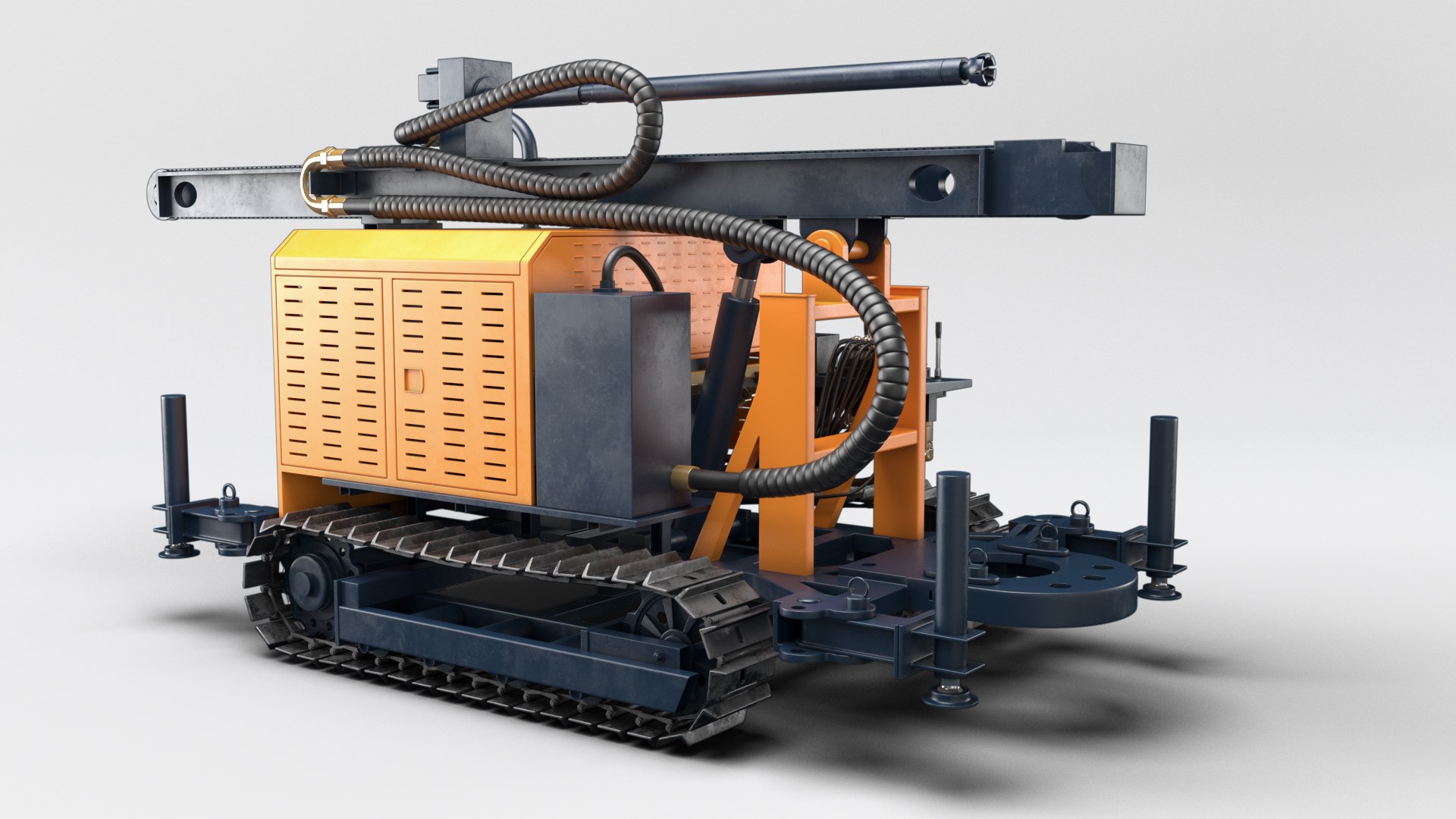 Drilling Rig 3D Model - TurboSquid 1805036