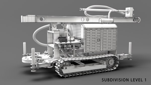 Drilling Rig 3D model - TurboSquid 1805036