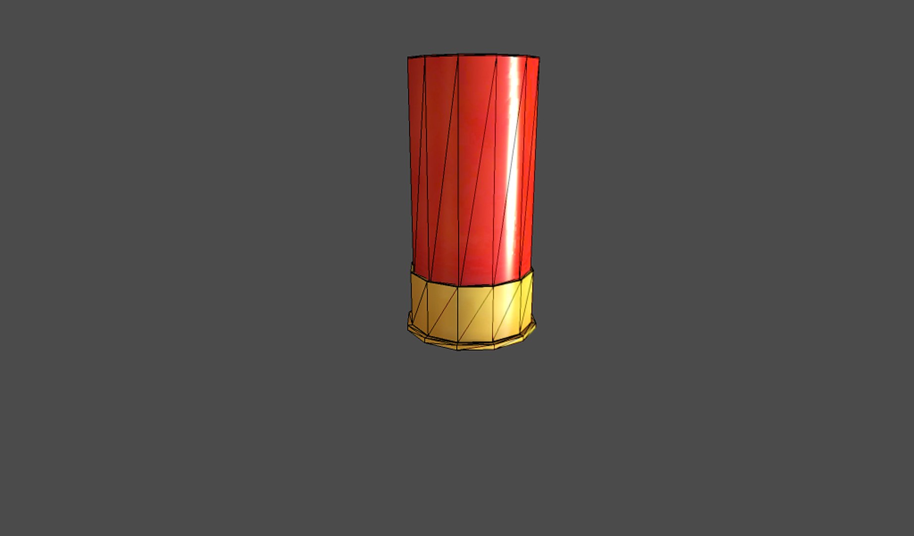 3d Model Shotgun Shell