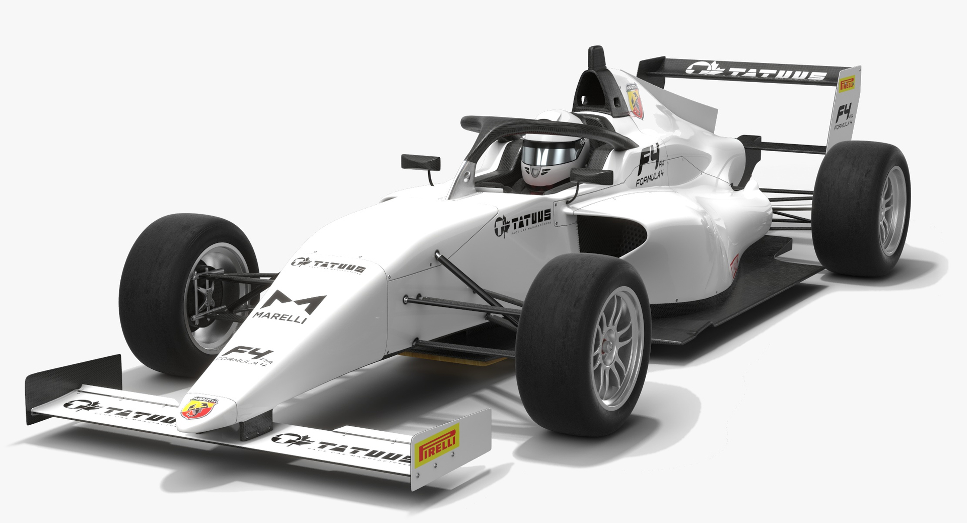 Tatuus F4 T-421 方程式 4 赛季 2022 白色样机3D模型 - TurboSquid 1940302