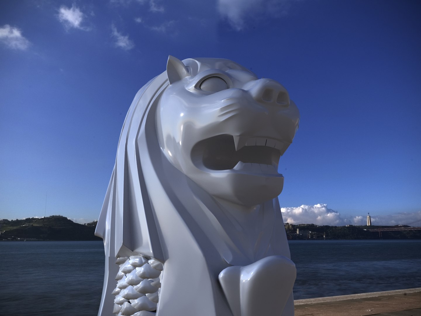 Merlion Low-poly 3D Model - TurboSquid 1514365