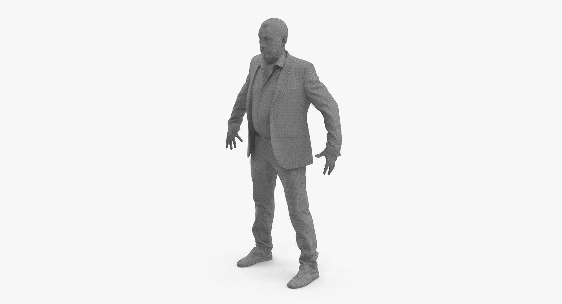 Hector Business A Pose model - TurboSquid 2016797