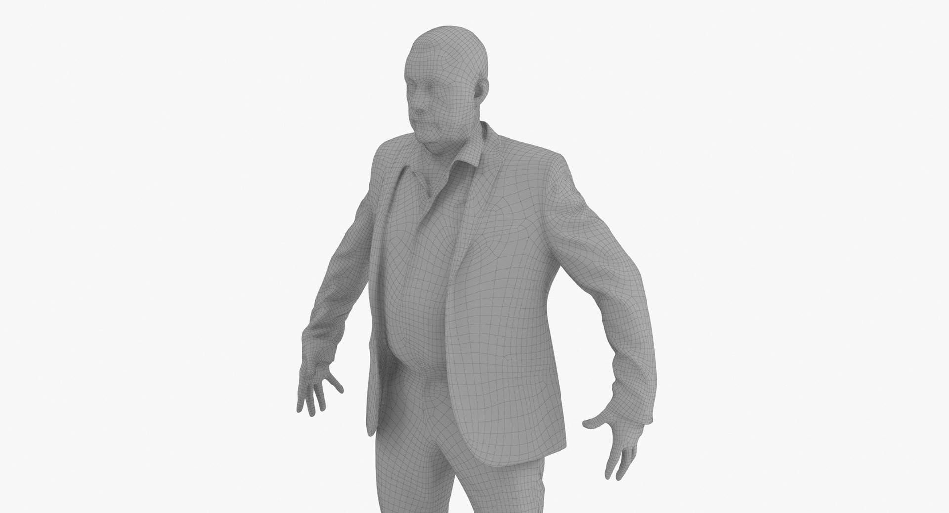 Hector Business A Pose model - TurboSquid 2016797