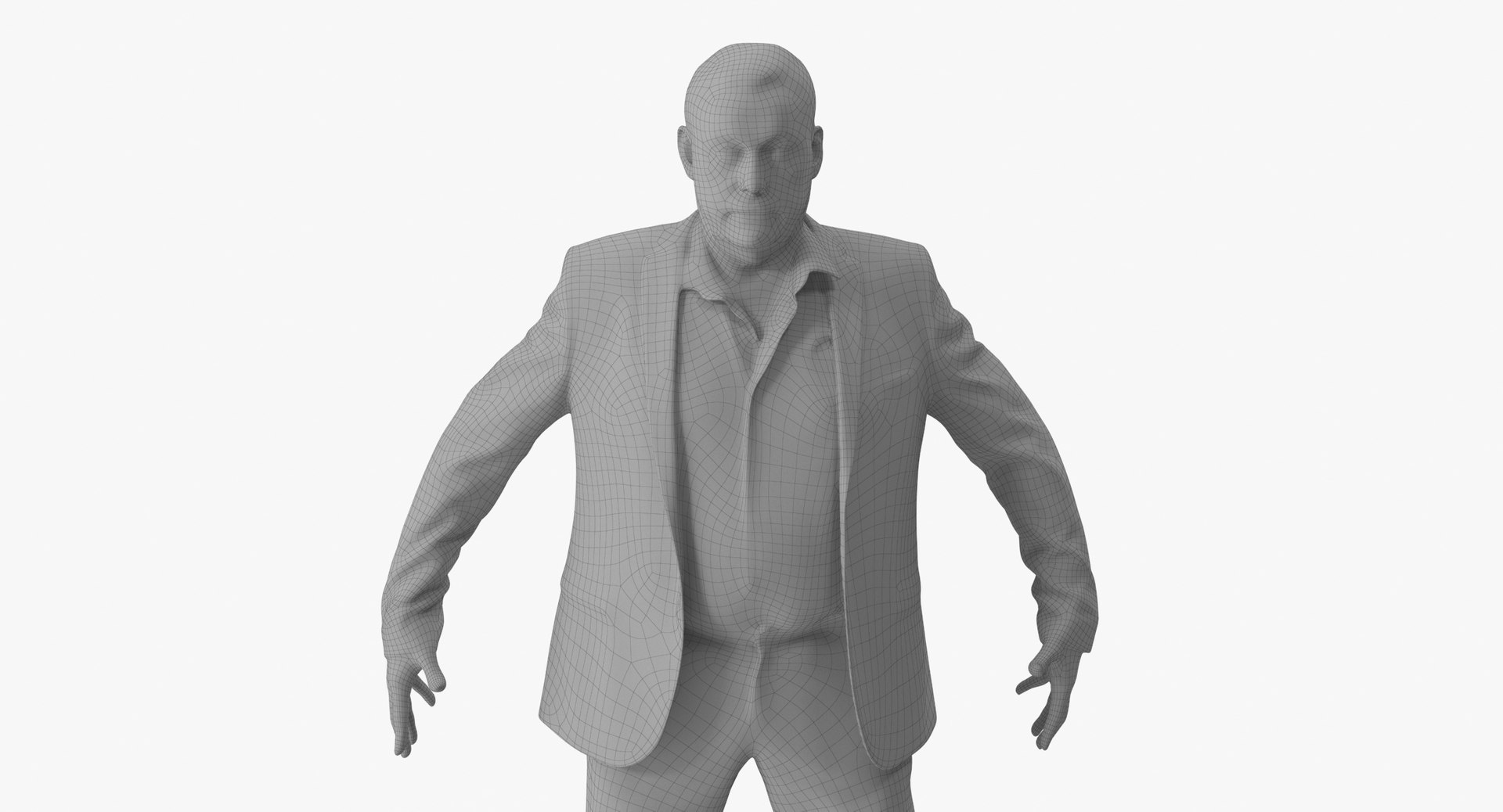 Hector Business A Pose model - TurboSquid 2016797