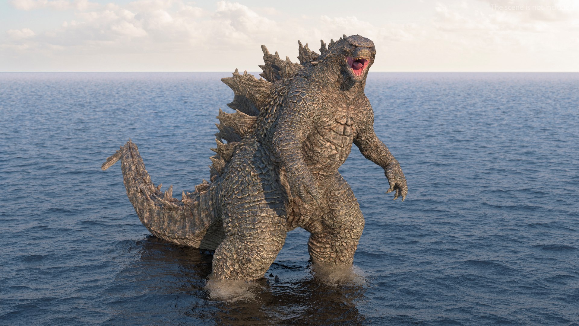 3D Monster Godzilla Rigged for Cinema 4D - TurboSquid 2117681