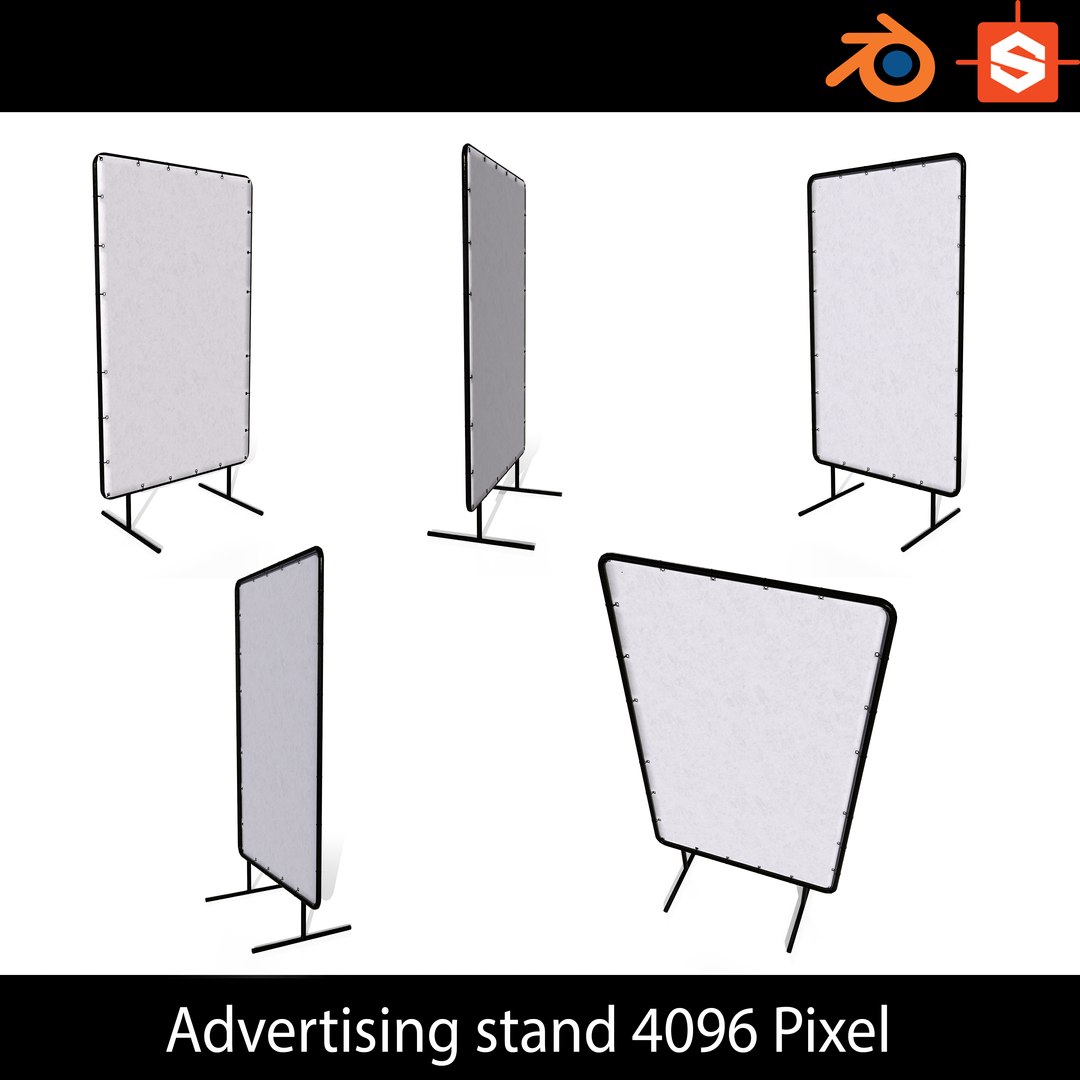 Advertising Stand 05-08 3D Model - TurboSquid 1988251