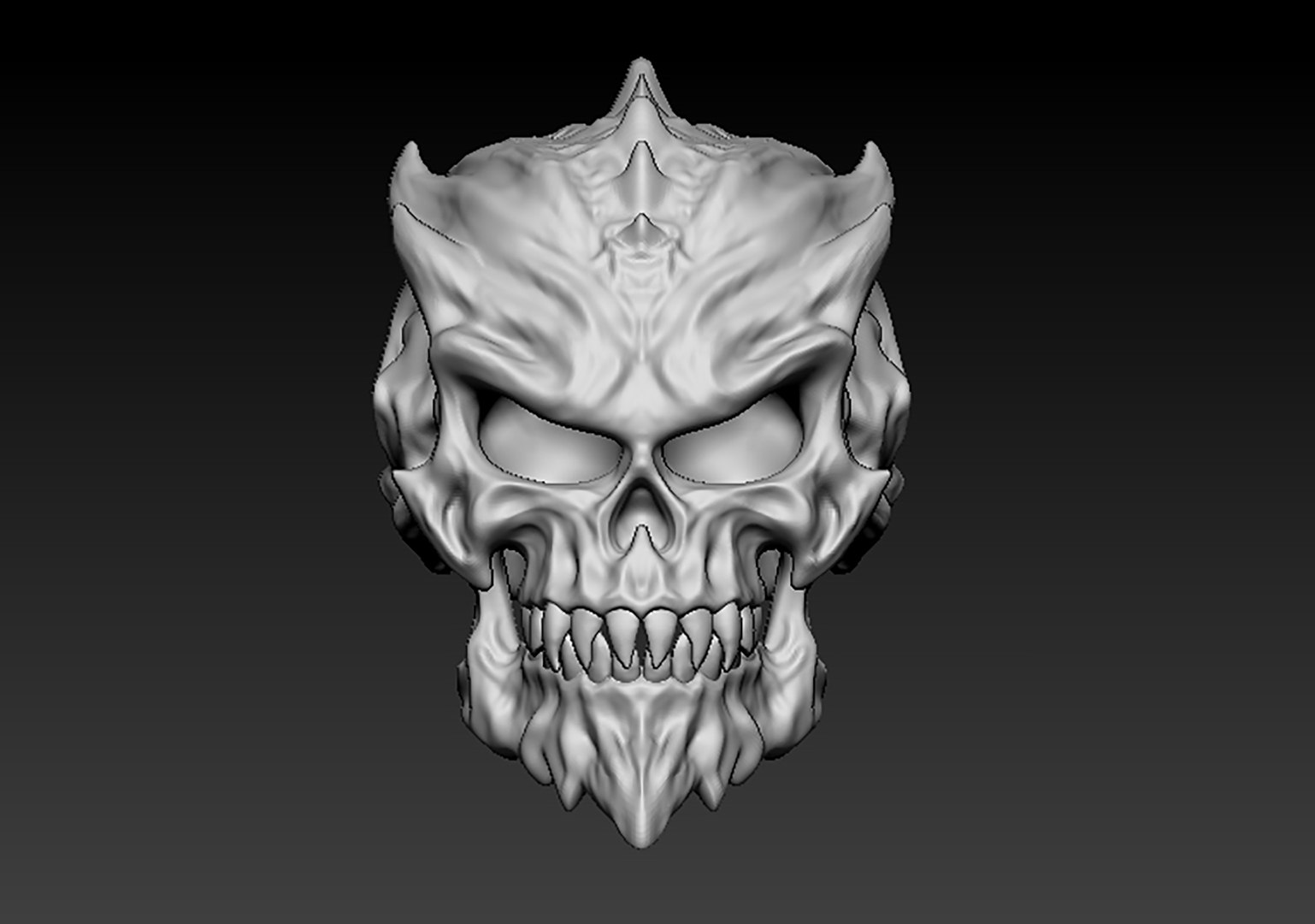 Devil Skull 3D Model - TurboSquid 1947677