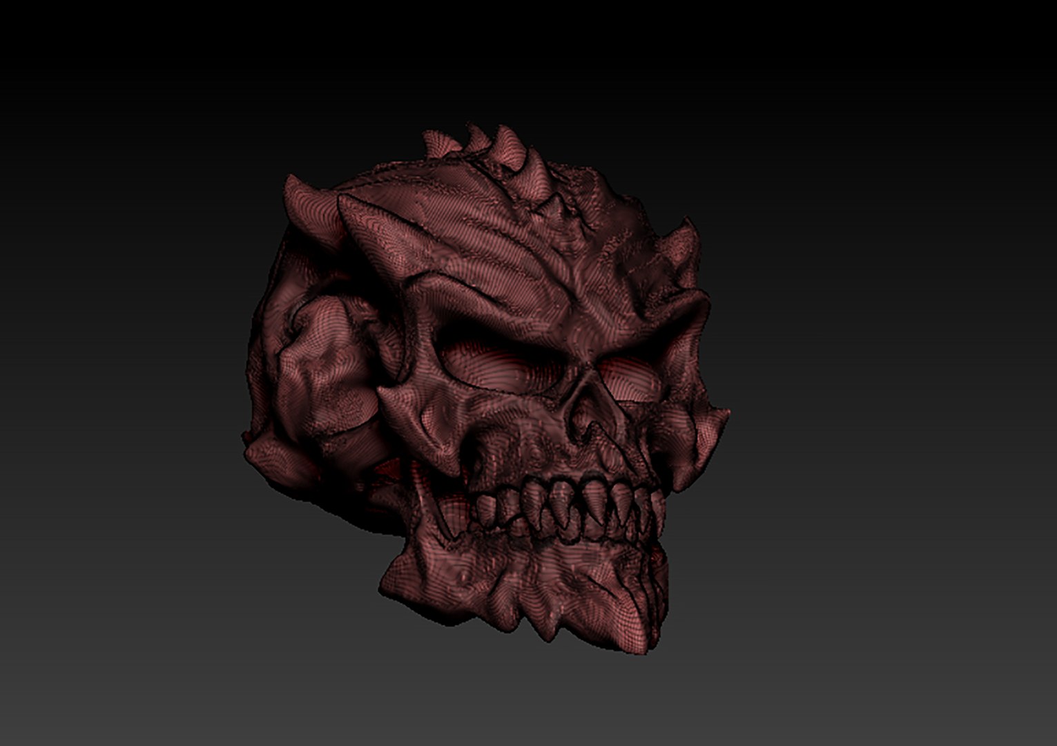 Devil Skull 3D Model - TurboSquid 1947677