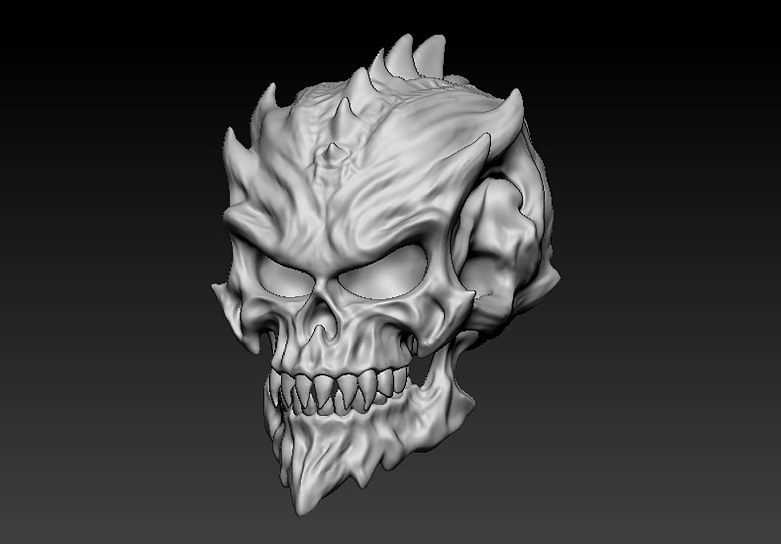 Devil Skull 3D Model - TurboSquid 1947677