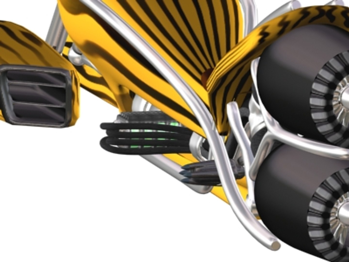 Harley Jet-bike 3d Max