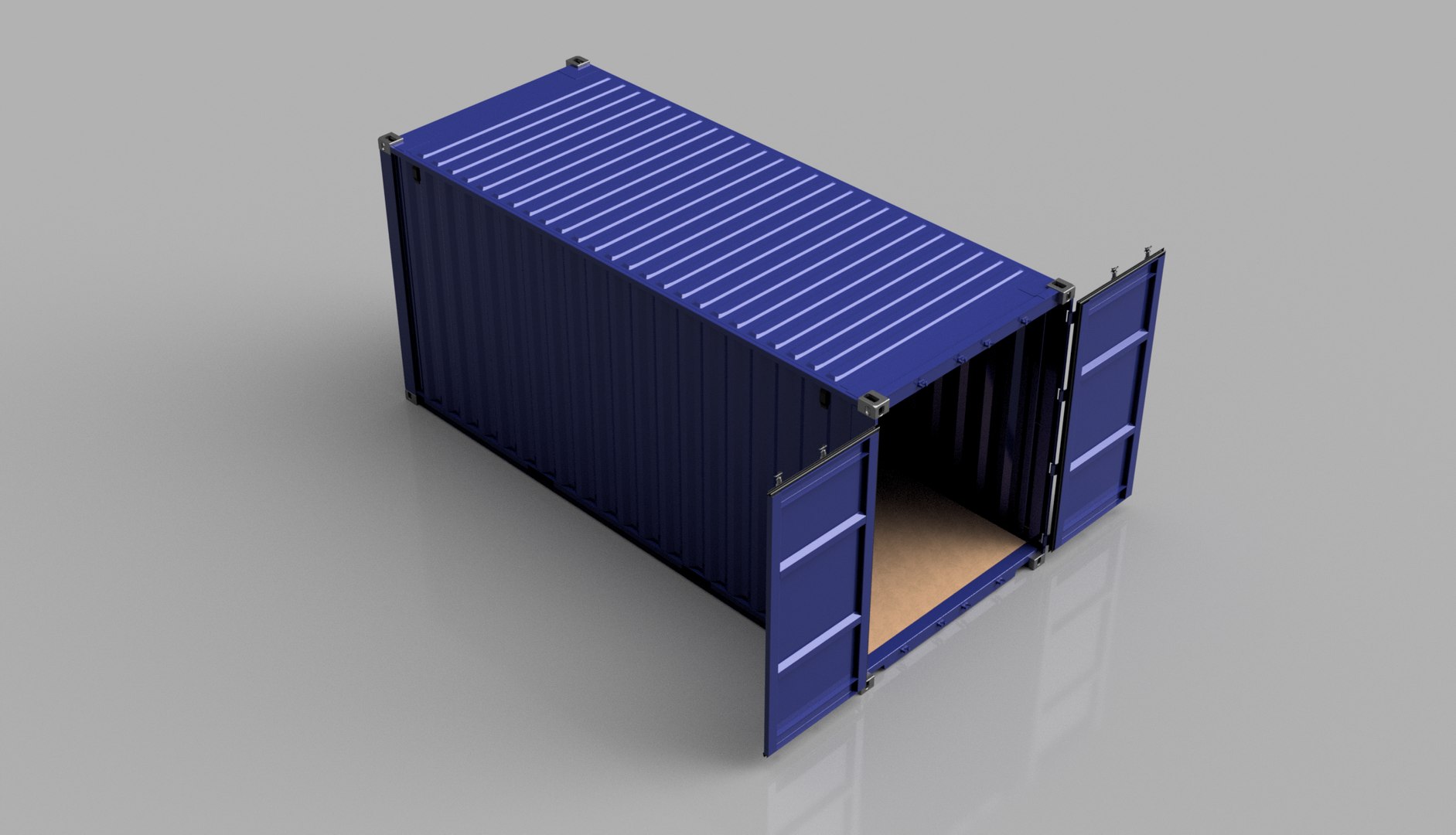 High Cube Container Model - TurboSquid 1838905
