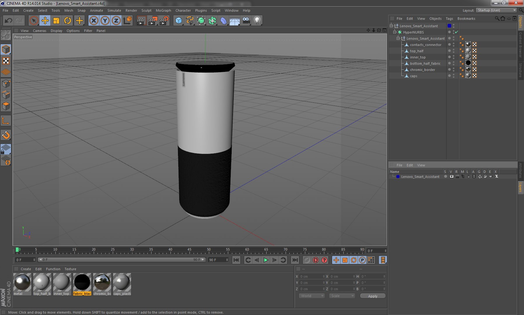 Lenovo Smart Assistant 3D Model - TurboSquid 1180036