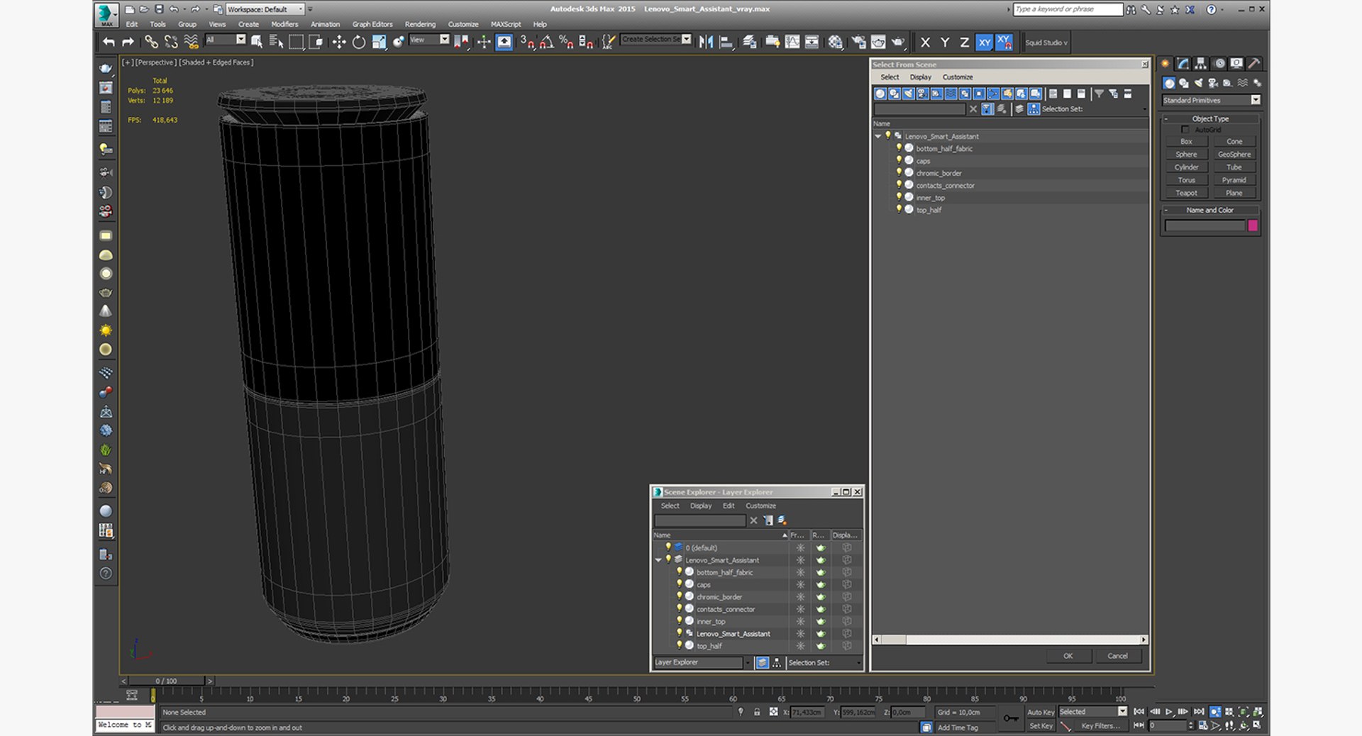 Lenovo Smart Assistant 3D Model - TurboSquid 1180036