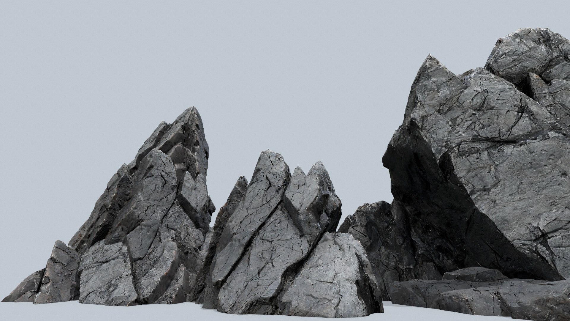 3D Cliff Rocks Model - TurboSquid 2211984