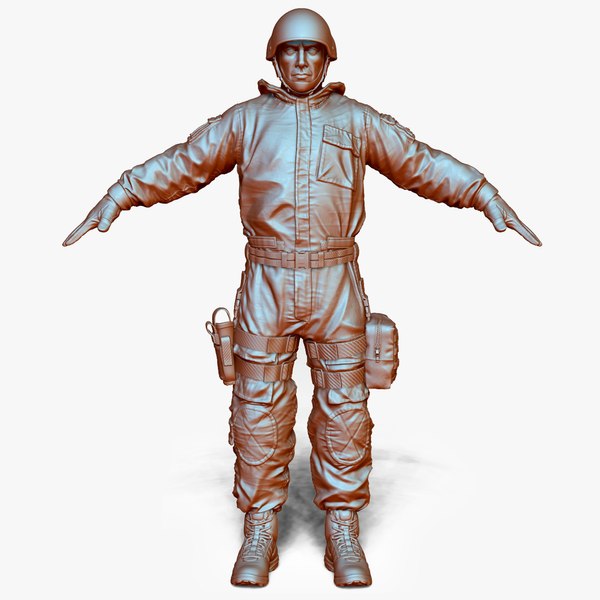 zbrush sas soldier set 3d model