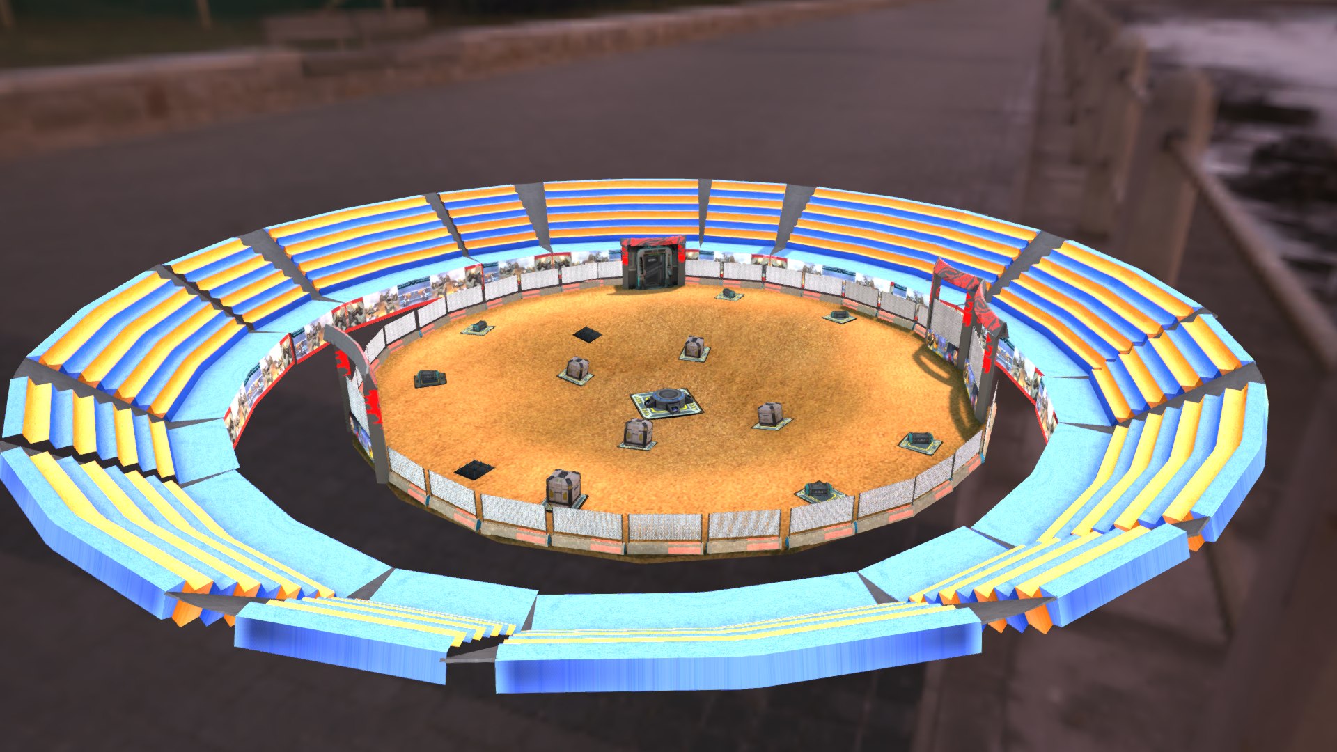 3D Model Pack OF Fighting Arena Realistic And Tonic - TurboSquid 1897168