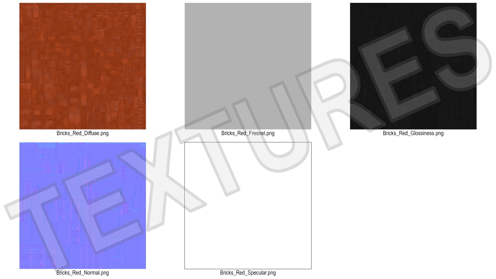 3D Bricks Set Red Model - TurboSquid 2140063