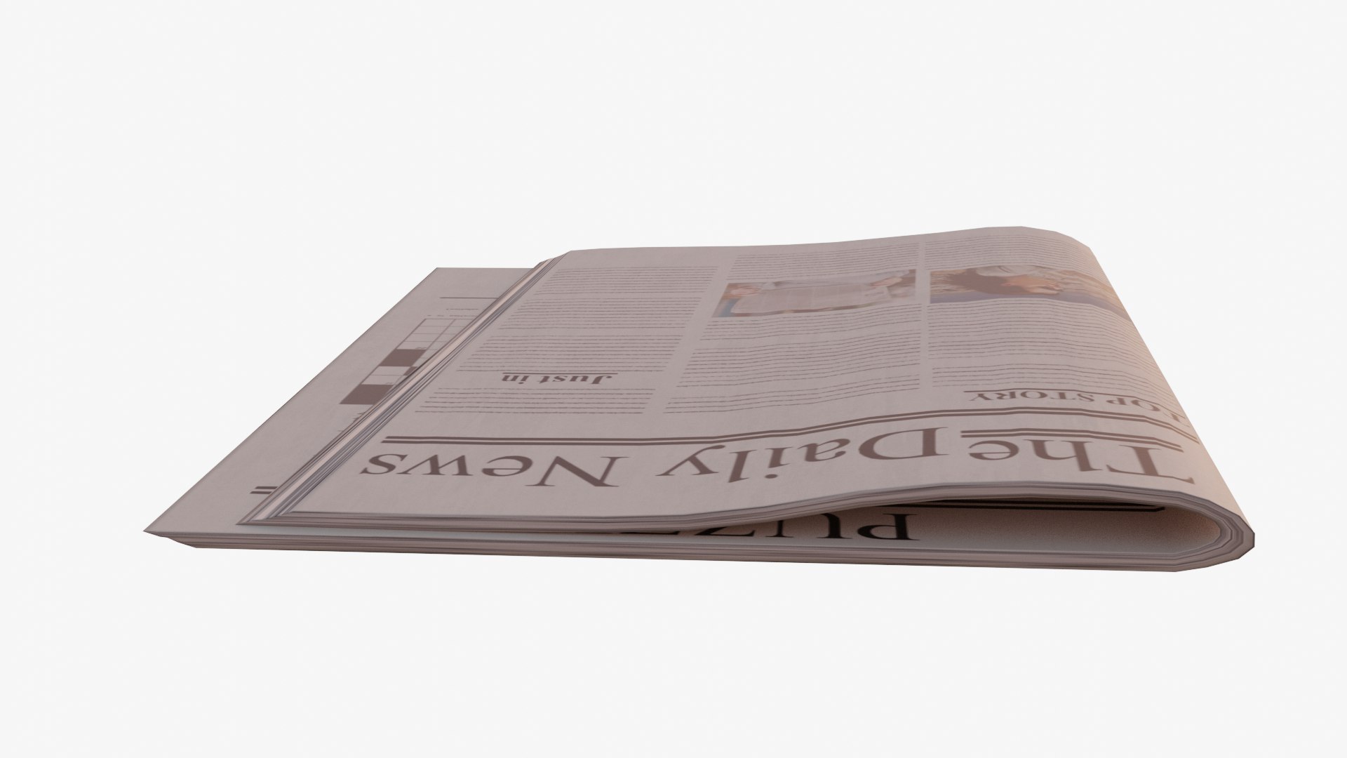 3D Newspaper Pbr Ready Model - TurboSquid 1559250