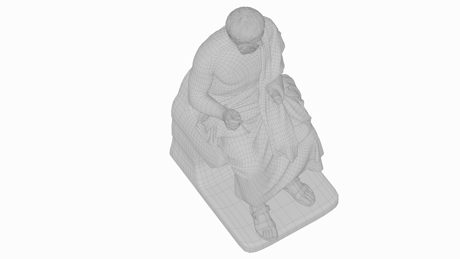 3D model Plato Sculpture - TurboSquid 2010665