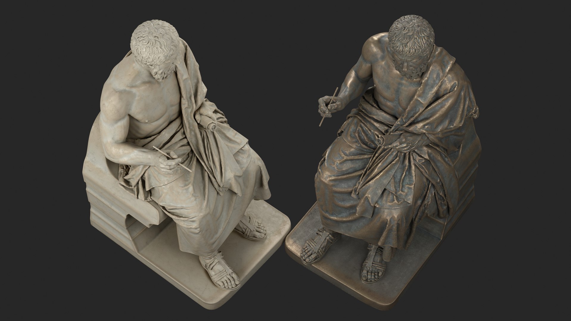 3D model Plato Sculpture - TurboSquid 2010665