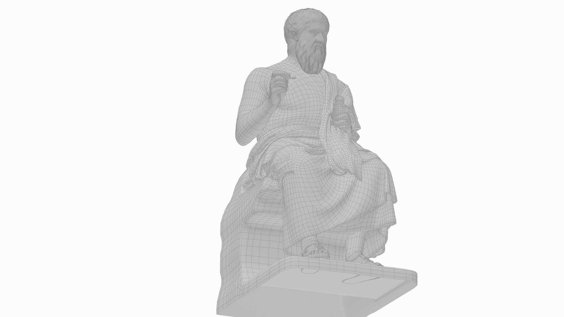 3D model Plato Sculpture - TurboSquid 2010665