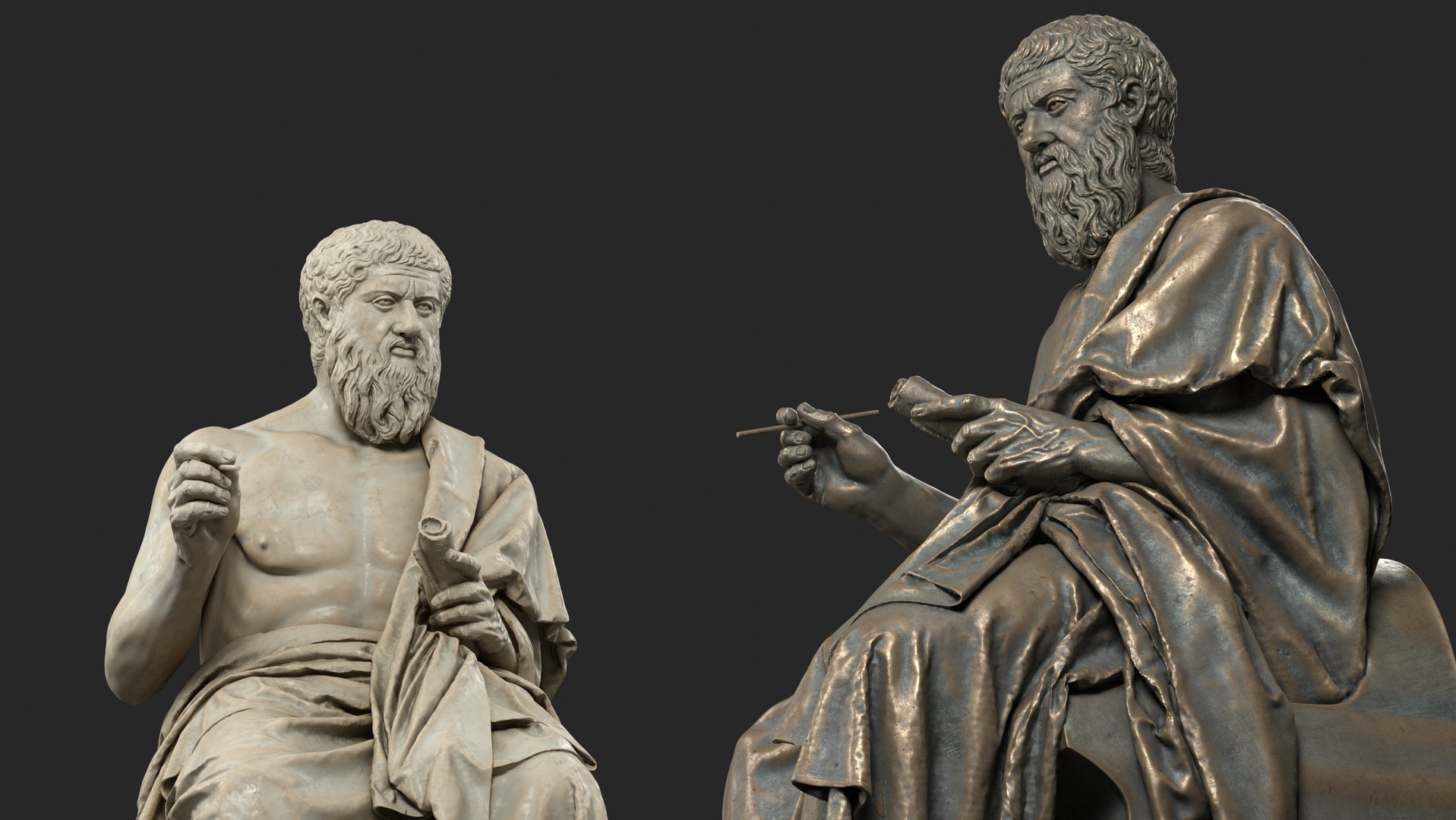 3D model Plato Sculpture - TurboSquid 2010665