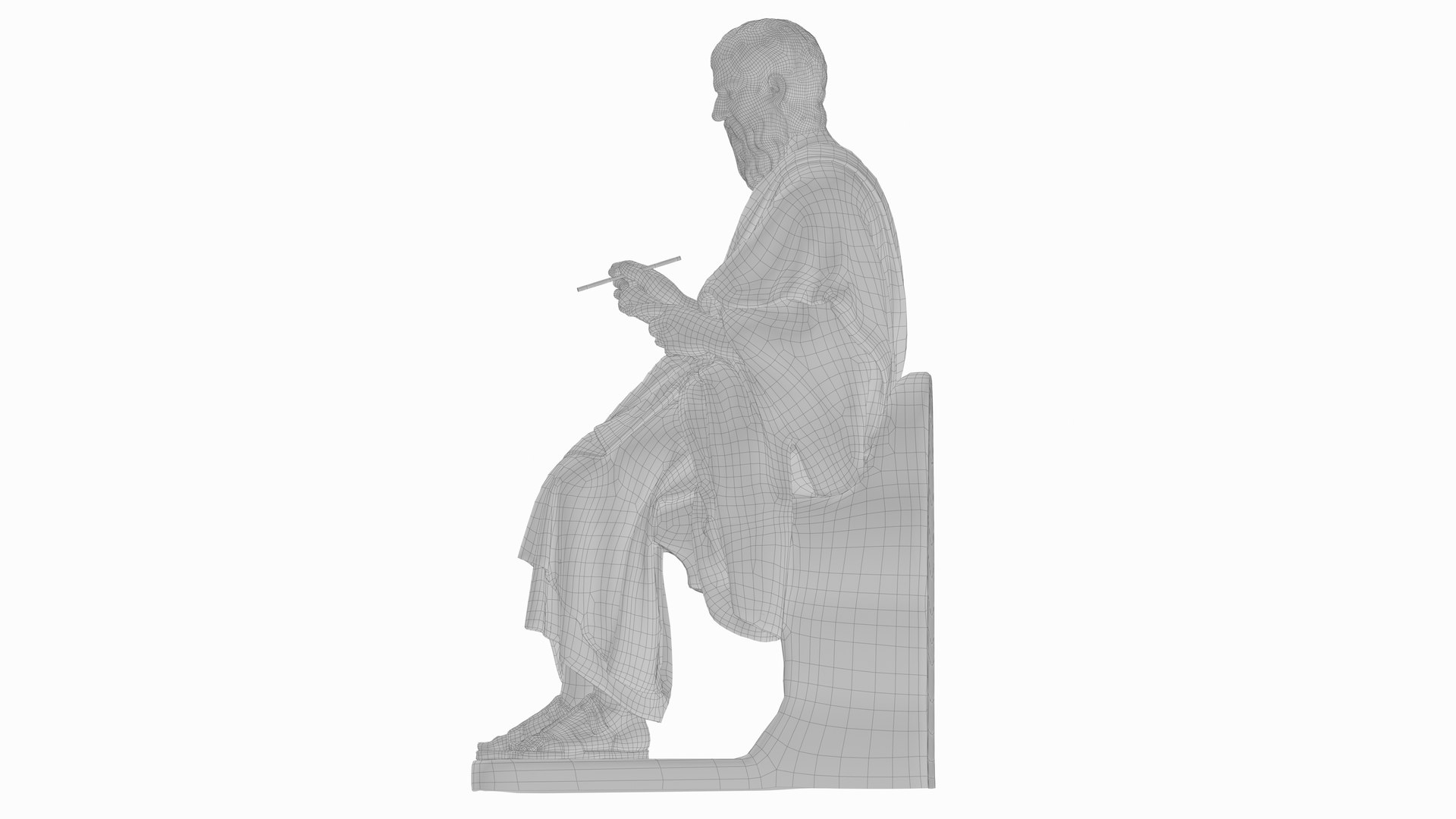 3D model Plato Sculpture - TurboSquid 2010665