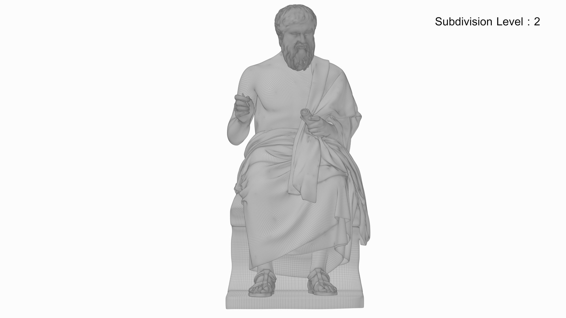 3D model Plato Sculpture - TurboSquid 2010665