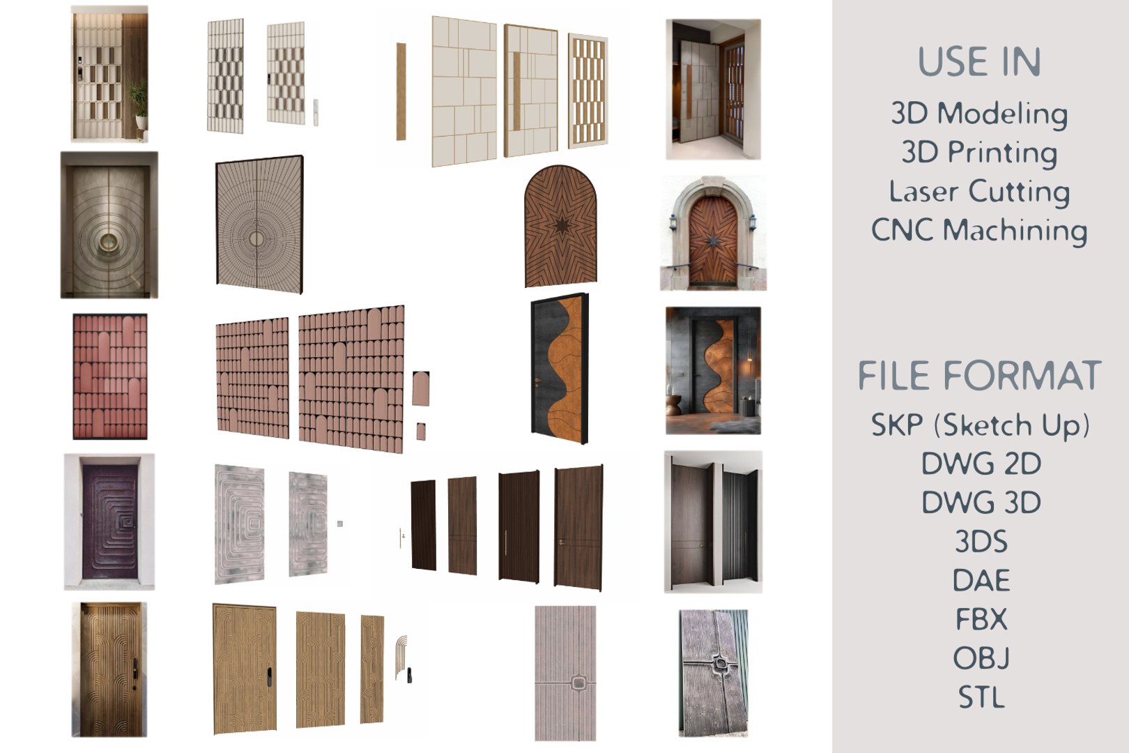 3D 3D Door Models Collection Model - TurboSquid 2275963