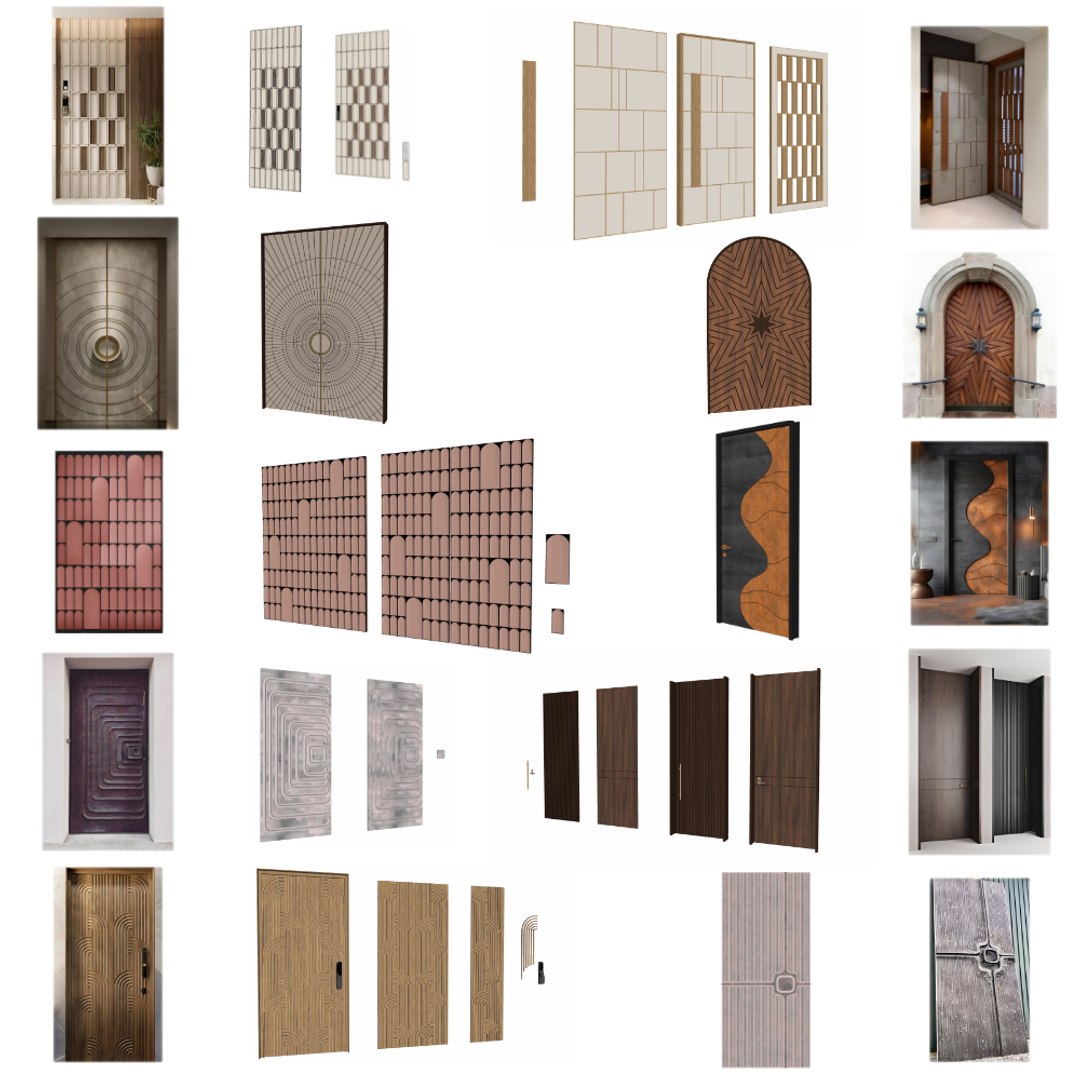 3D 3D Door Models Collection Model - TurboSquid 2275963