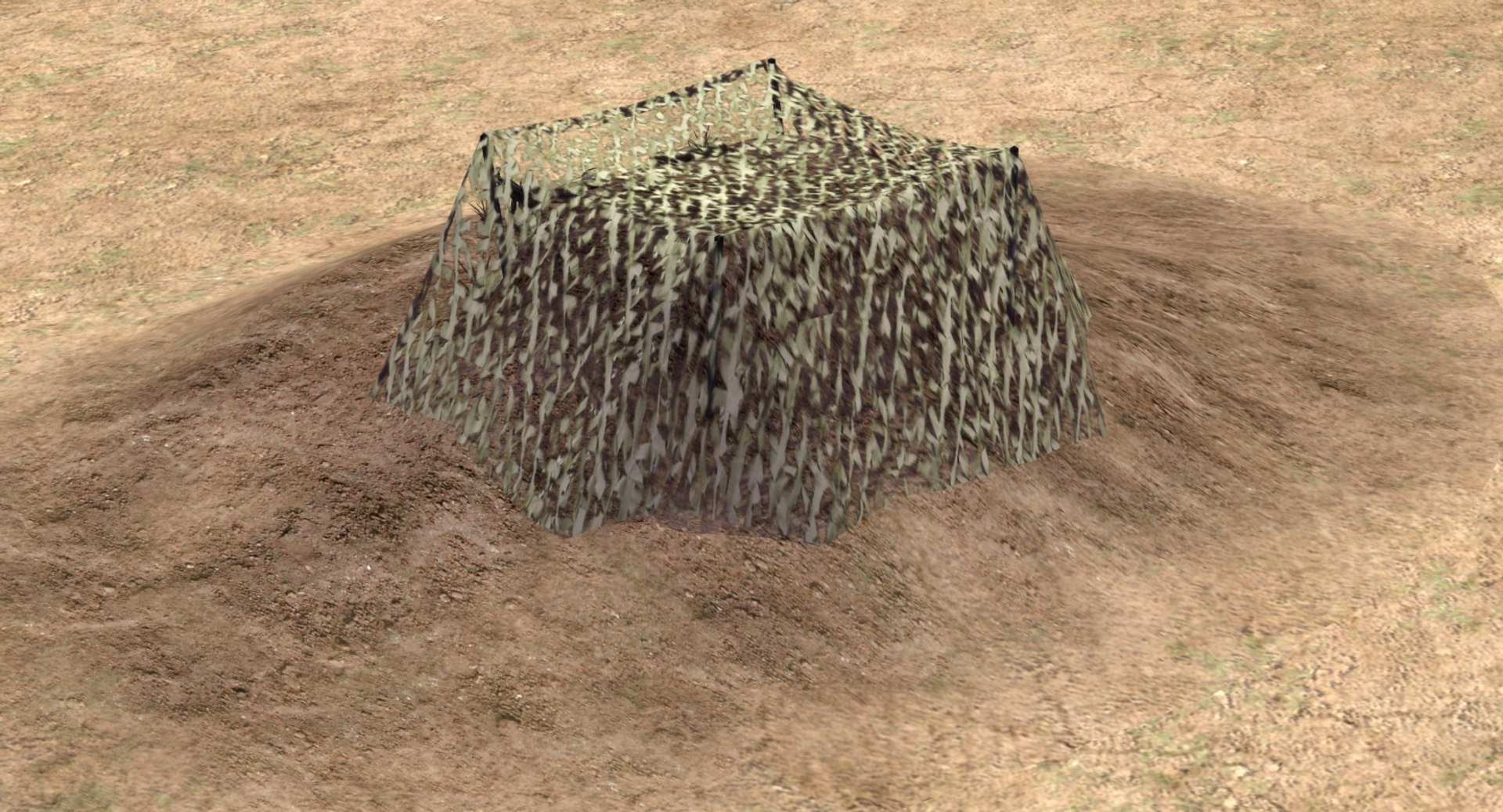 Bunker Foxhole 3d Model