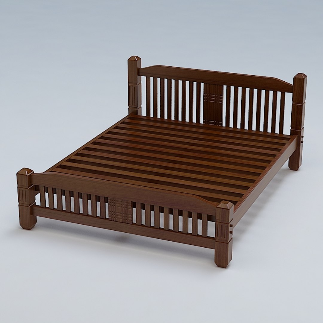 3ds Max Bed Cot