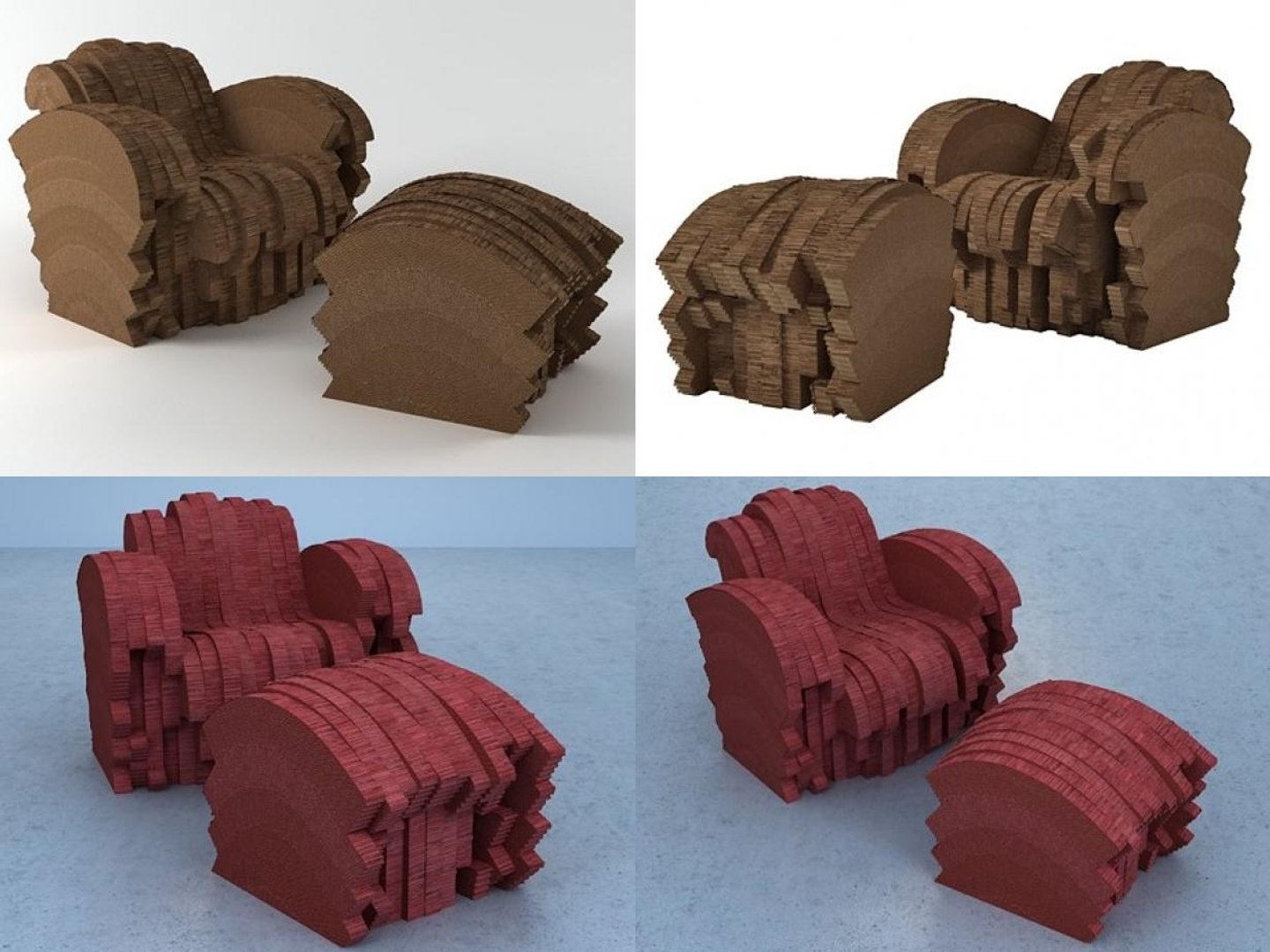 3D Stripe Red Beaver - TurboSquid 1183128