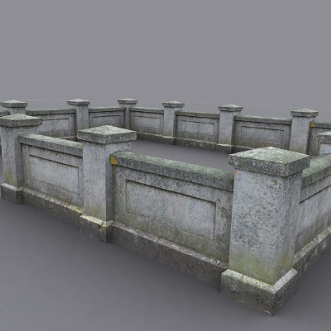 Old Fashioned Wall 3d Max