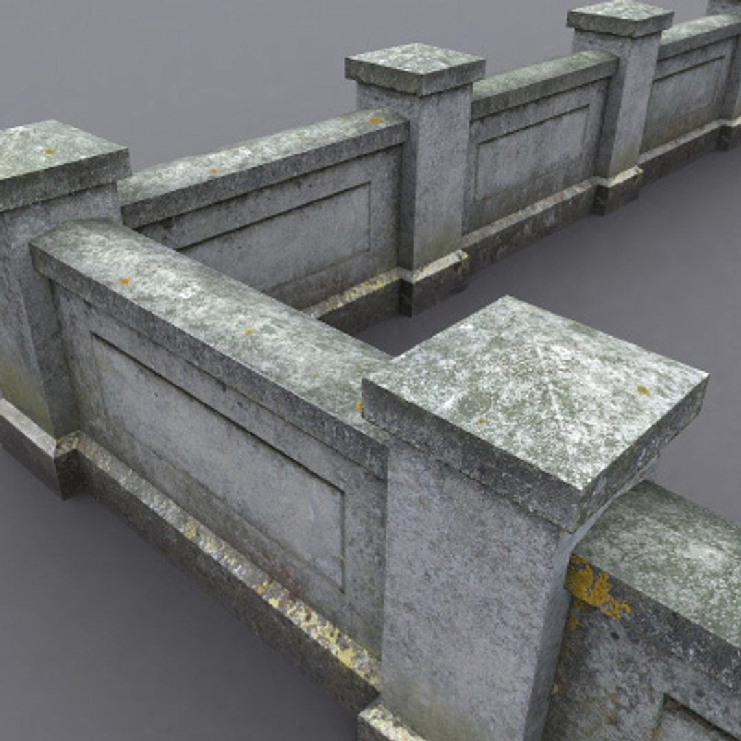 Old Fashioned Wall 3d Max