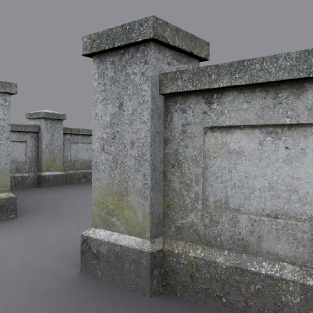 Old Fashioned Wall 3d Max