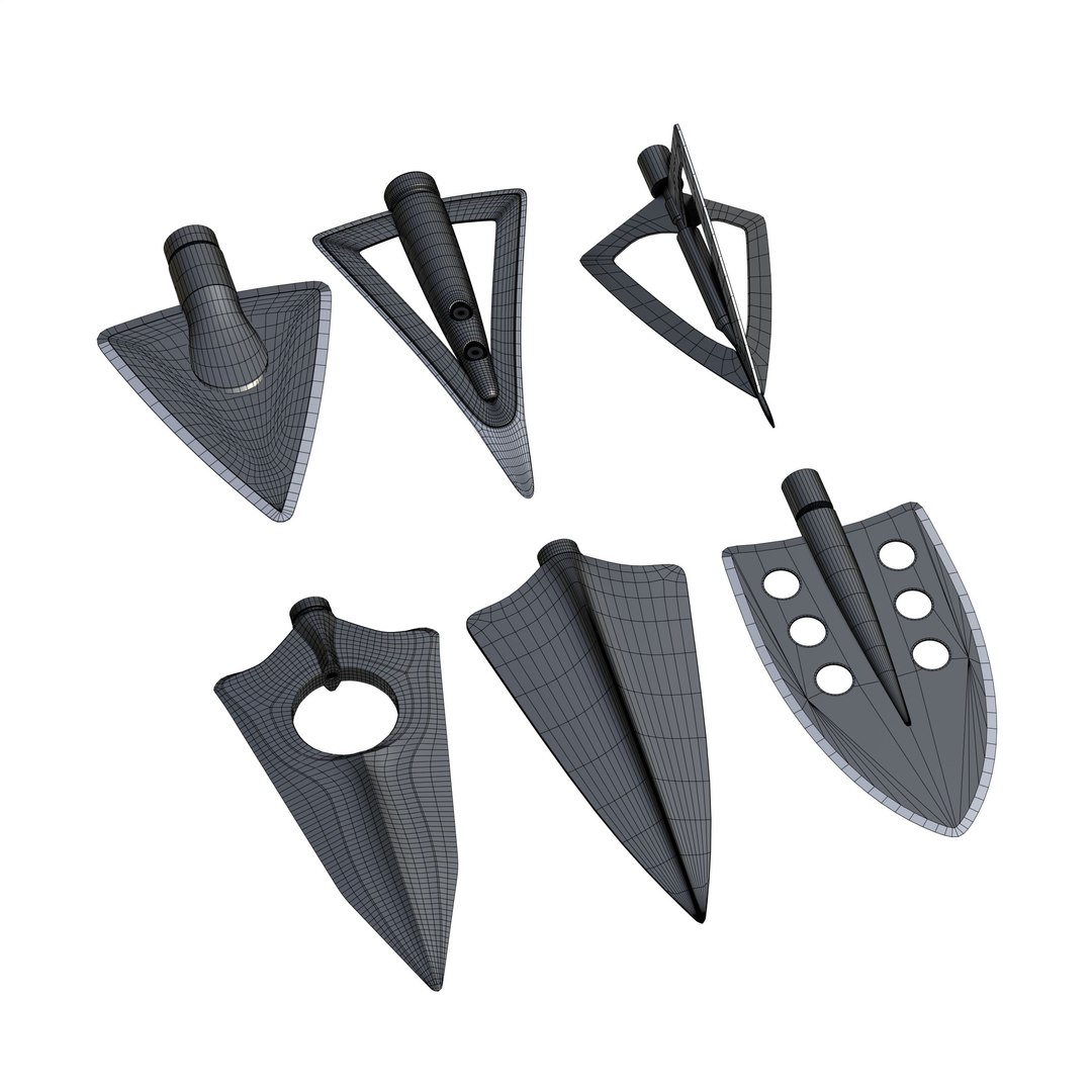 Arrowheads 3D Model - TurboSquid 2175454