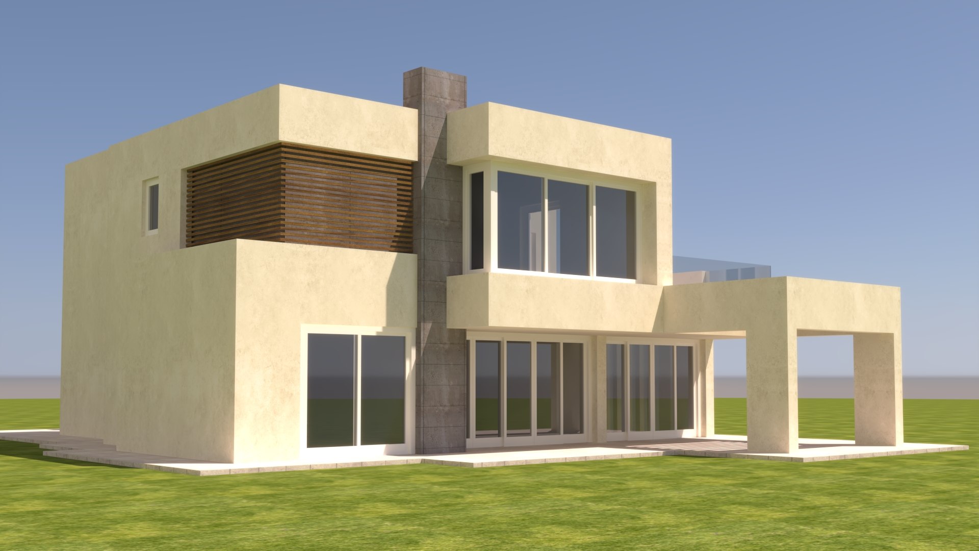 3D Modern Villa Model - TurboSquid 1959764