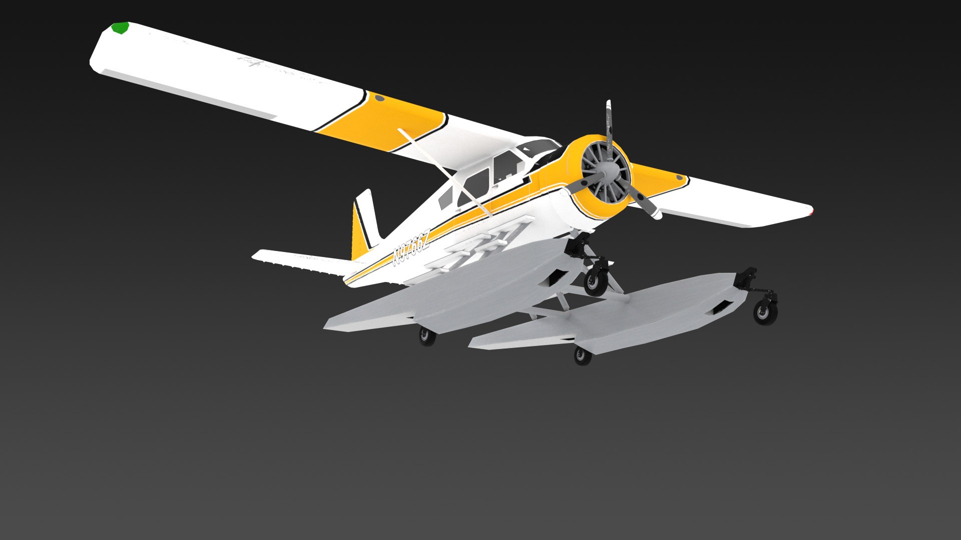 Havilland Canada Dhc-2 3D Model - TurboSquid 1166926