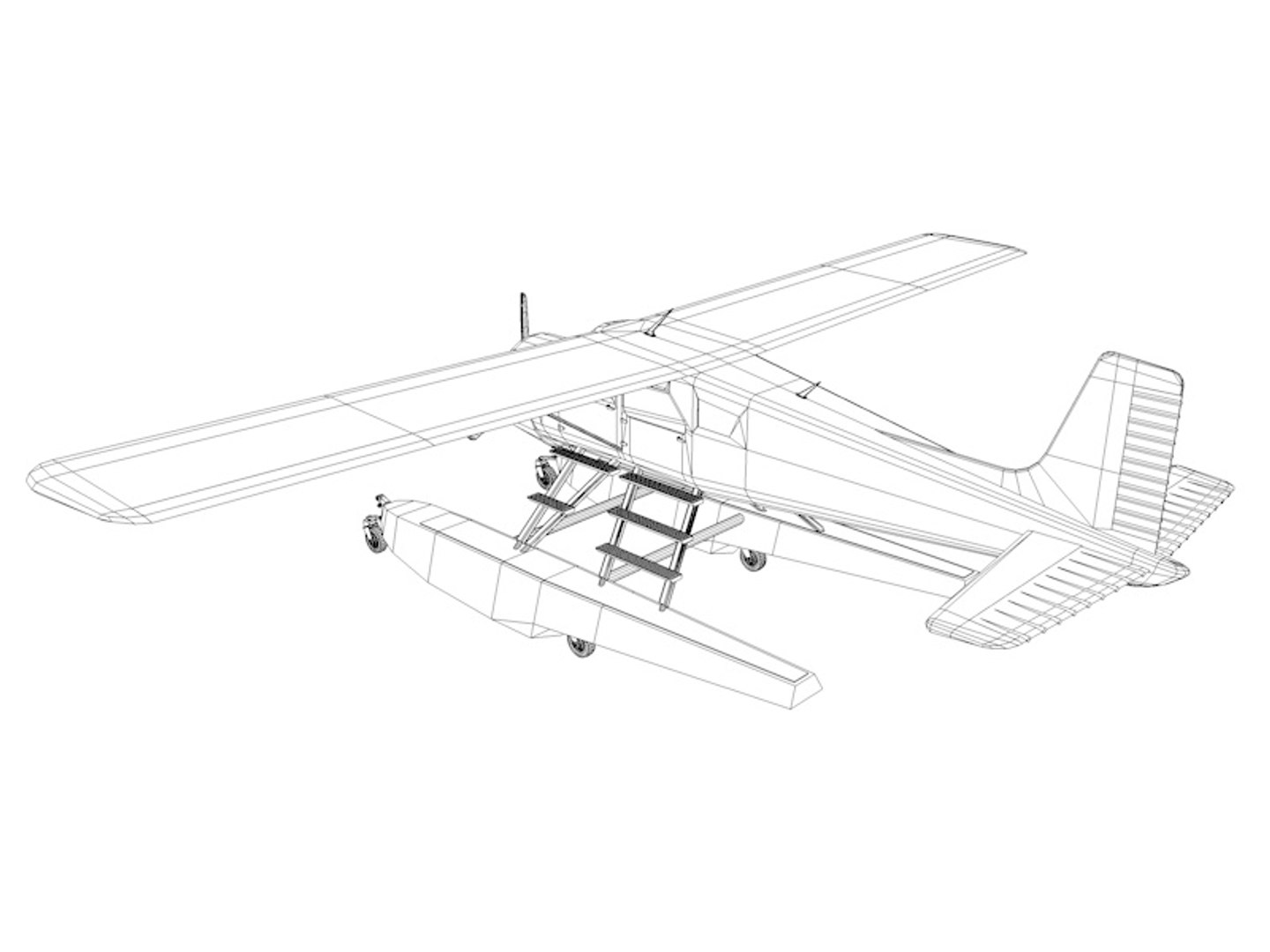 Havilland Canada Dhc-2 3D Model - TurboSquid 1166926