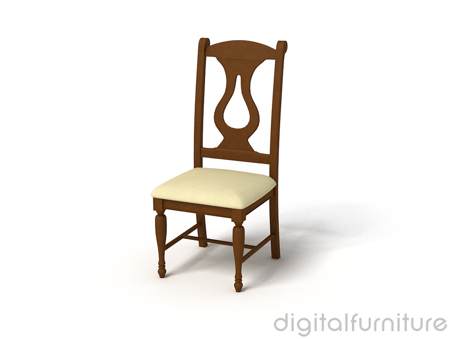 dining chair 3d 3ds