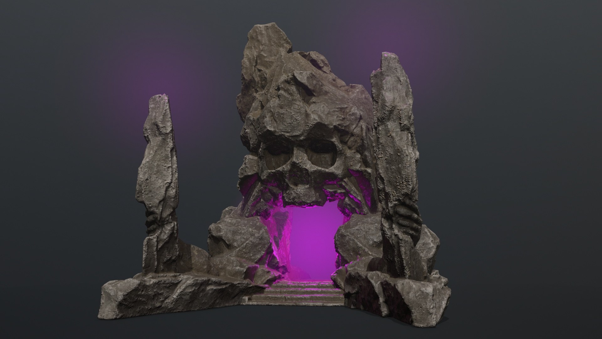 3D skull gate model - TurboSquid 2150418