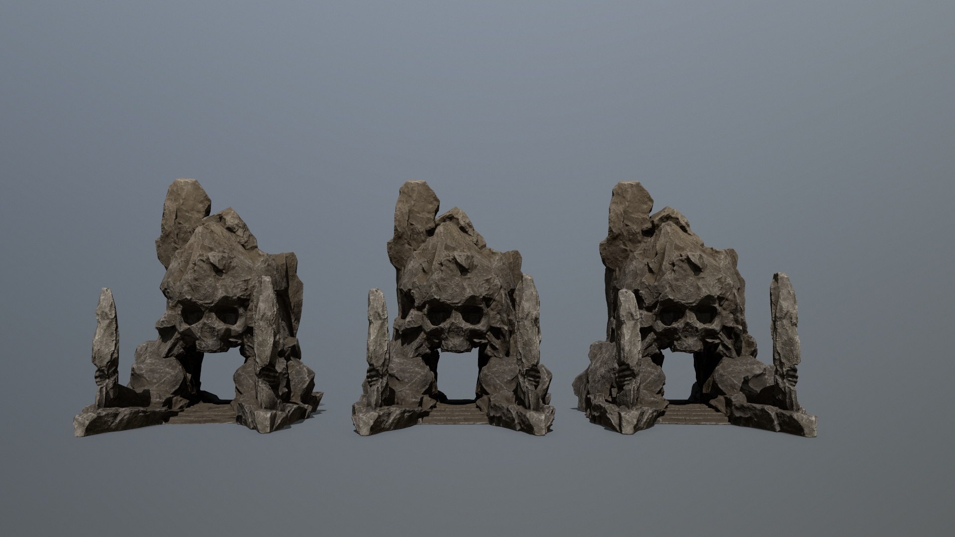 3D skull gate model - TurboSquid 2150418